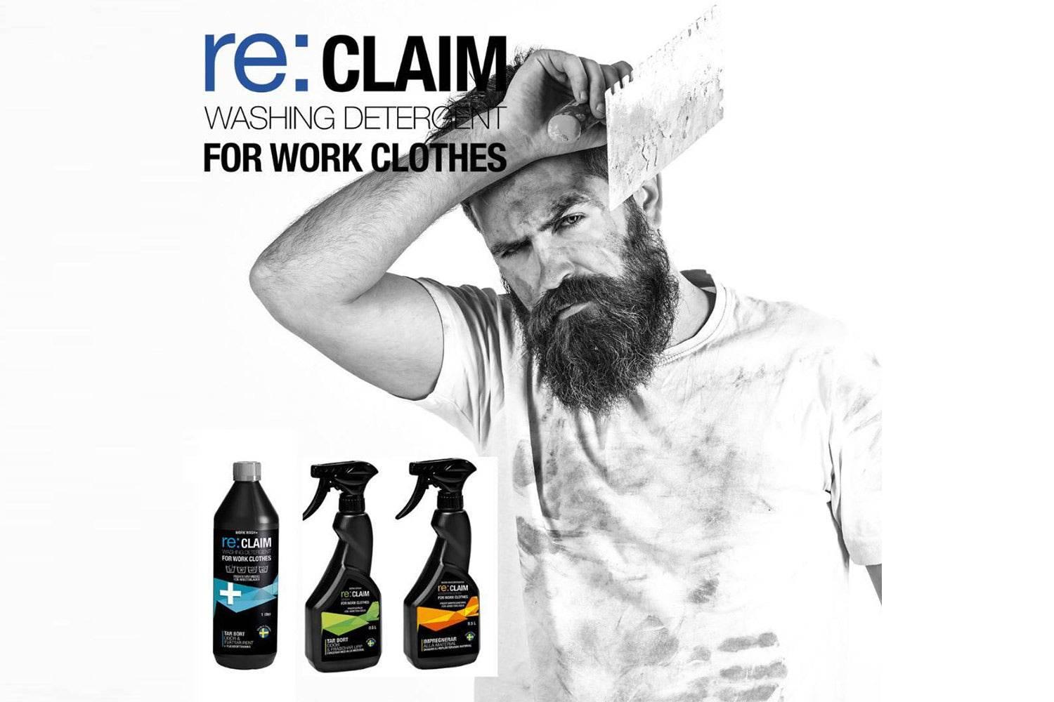 Eco-Friendly Workwear Detergent Collection - re:CLAIM Work – Re:claim ...
